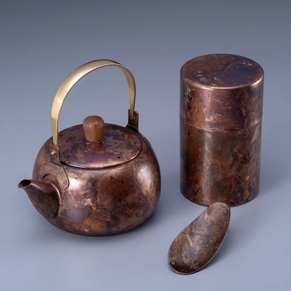 ORI-EN 急須・茶筒・茶みセット - Kanaete(カナエテ) - アイデアをカタチにするものづくりWEBサービス